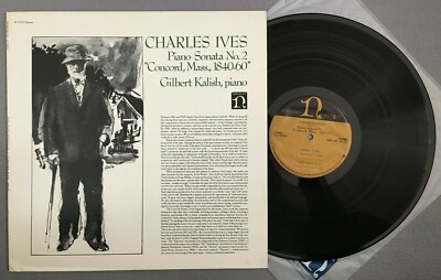 Z966 Ives Piano Sonata No.2 Concord Mass Kalish Piano Nonesuch H-71337 ...