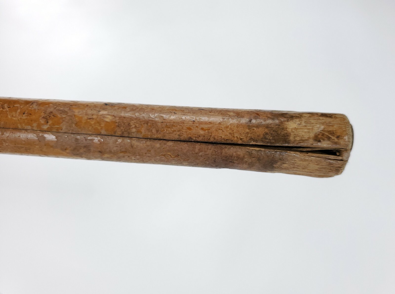 Antique Malacca Shaft Walking Stick Cane with Brass F… - Gem