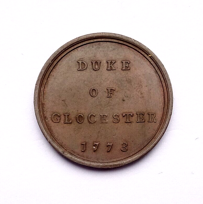 Duke of Glocester 1773 - Sentimental Magazine - Medal Token - J Kirk | eBay