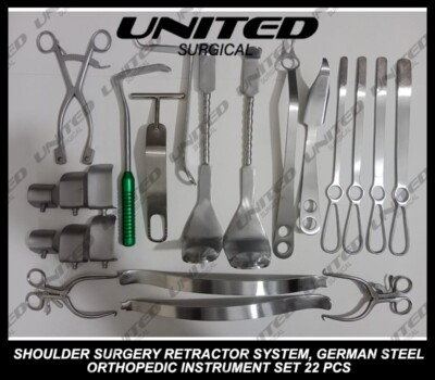 SHOULDER SURGERY RETRACTOR SYSTEM, GERMAN STEEL ORTHOPEDIC INSTRUMENT ...