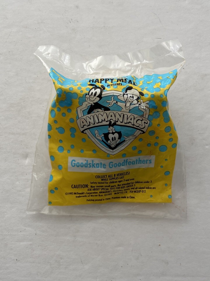 1993 McDonald's Animaniacs | Goodskate Goodfeathers Mini Toy | eBay