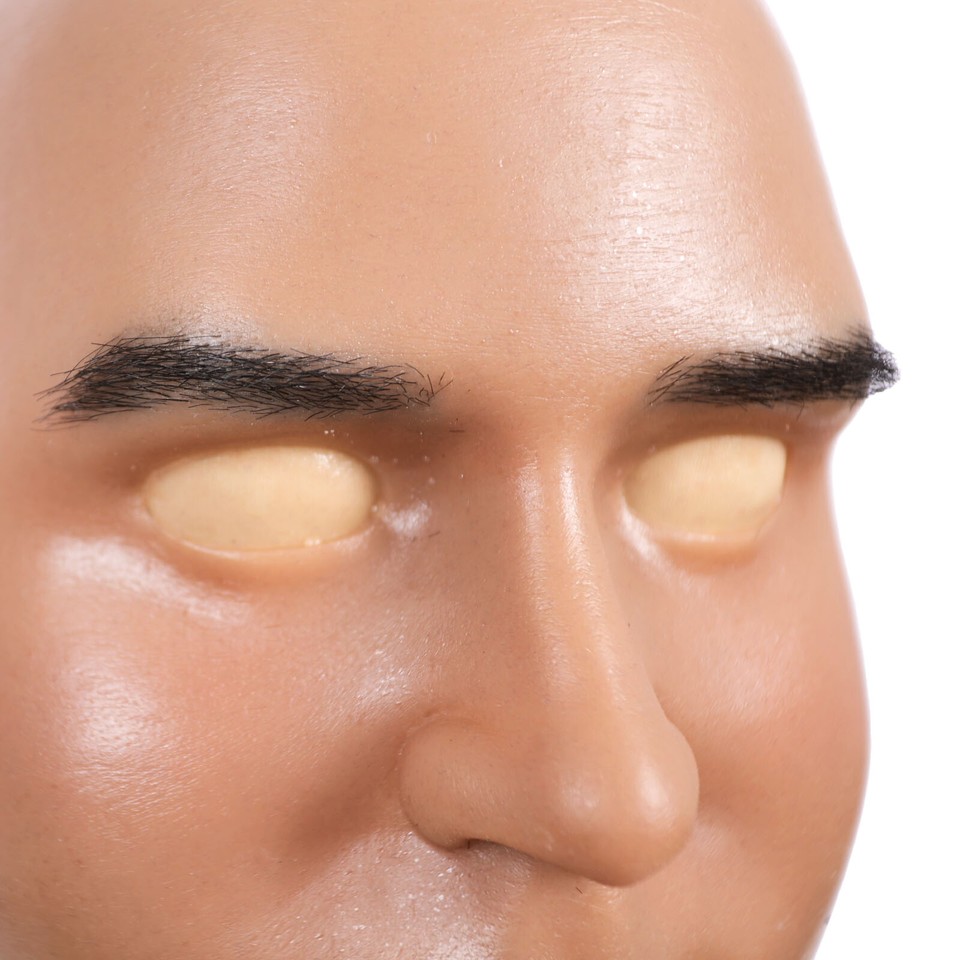 SMITIZEN Silicone Disguise Human Skin Mask Bear Man Lifelike Mask for ...