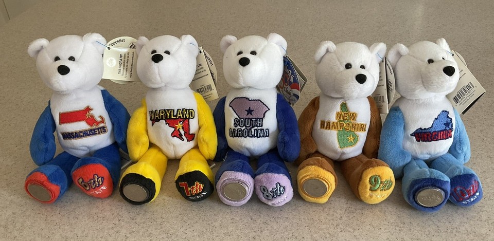 Limited Treasures State Coin Bears #1 Thru #10 | eBay