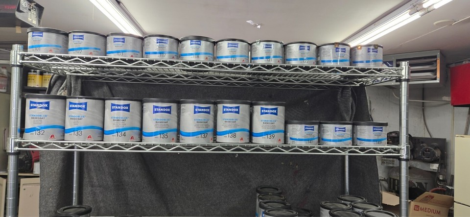 Standox ,Axalta Water-based Auto Paint w tints ,hardeners, thinners ...