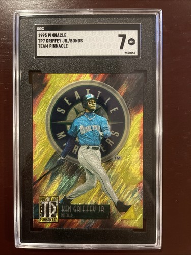 1995 Pinnacle Team Pinnacle Dufex AL #TP7 Ken Griffey Jr. /Barry Bonds SGC 7 | eBay