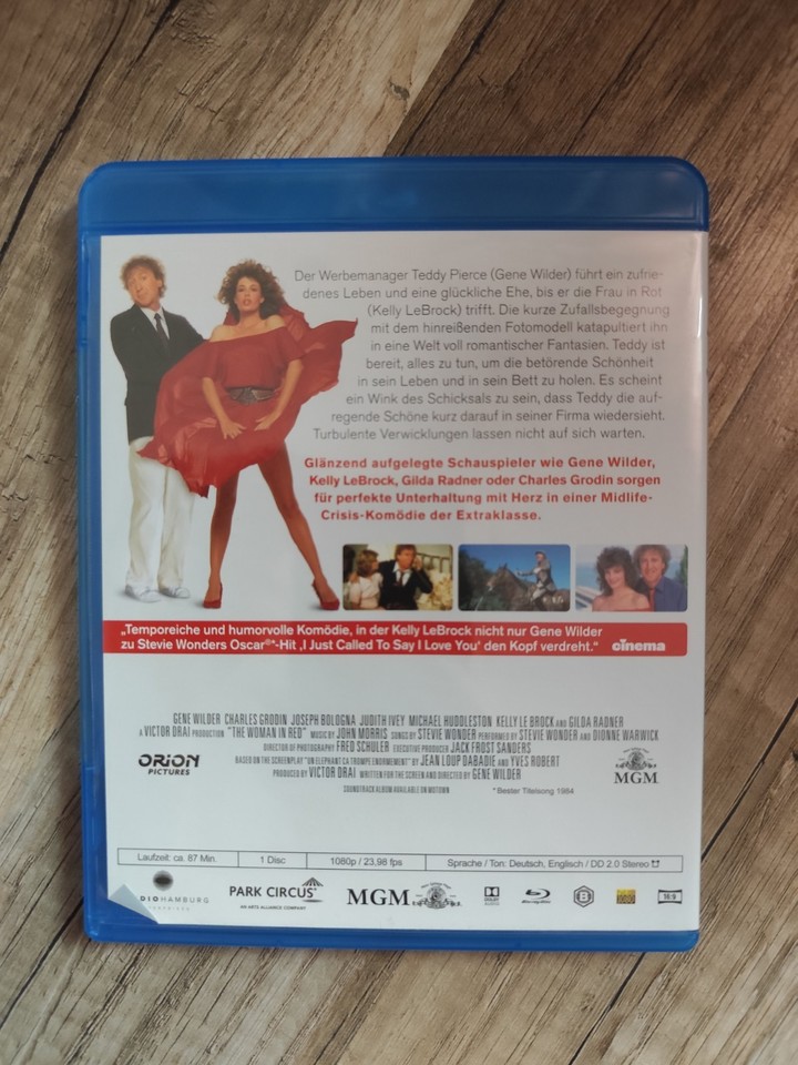 Die Frau in Rot - Blu-Ray - Gene Wilder - Kelly Le Brock - sehr guter ...