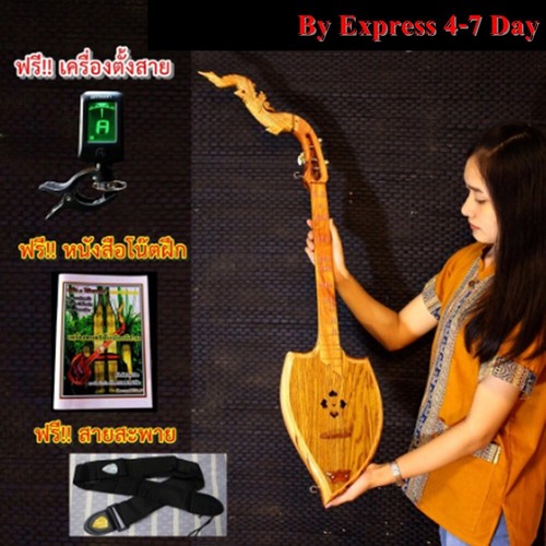 Isarn Acoustic Phin Thai Lao Guitar Traditional Musical Pin Instrument ...