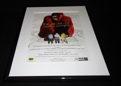 NERD 2008 Seeing Sounds Framed 11x14 ORIGINAL Vintage Advertisement | eBay