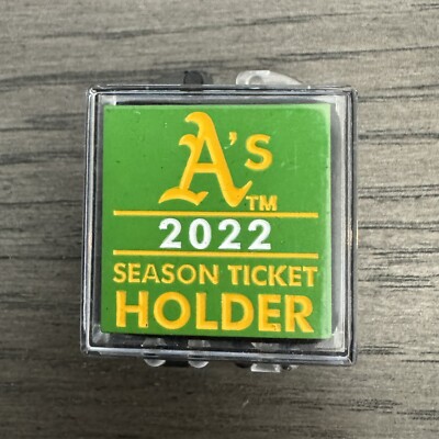 Oakland A’s Pin Athletics 2022 Season Ticket Holder Pin | eBay