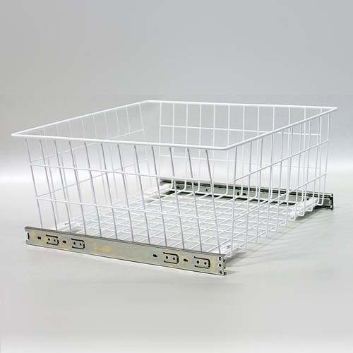 Wardrobe Pull Out Wire Baskets In White. Sizes 400,500 And 600 Buy Now ...