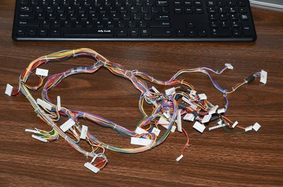 ICOM IC-761 PARTS: WIRING HARNESS WITH CONNECTORS/PLUGS 735 751A R71 ...