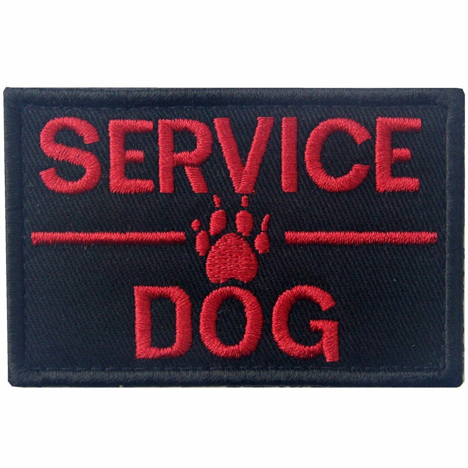 Service Dog vest patches Embroidered Hook Loop transfers Badges Many ...