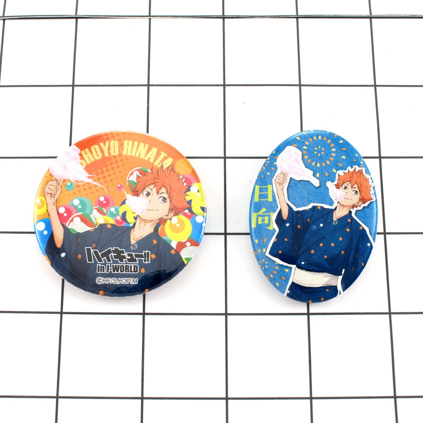 Haikyuu Haikyu Hinata Shoyo can badge pin magnet J-World Excl Matsuri ...