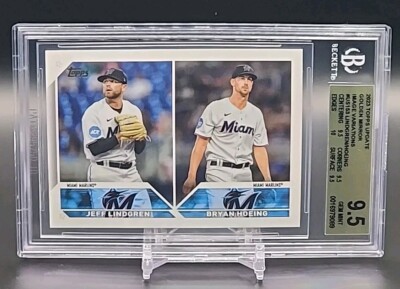 2023 Topps Update Jeff Lindgren/Bryan Hoeing RC Combos Golden Mirror ...