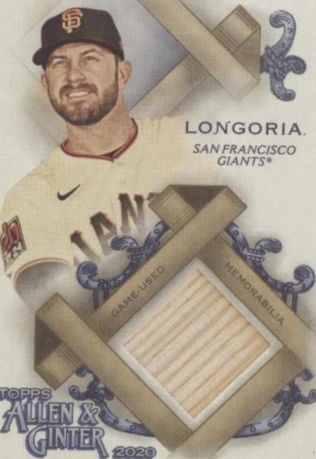 2020 Topps Allen & Ginter's - Full-Size Relics a Evan Longoria #FSRA-EL ...