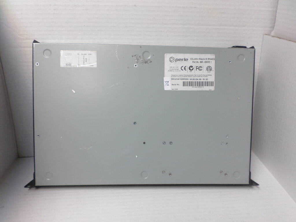 Perle 900-0331R1 IOLAN+rack 8 RS422 8 Port w/rack ears (9 Available ...