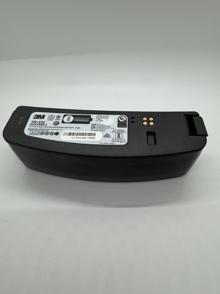 3M Versaflo 17364-case High Capacity Battery TR-332 for Versaflo TR-300 ...