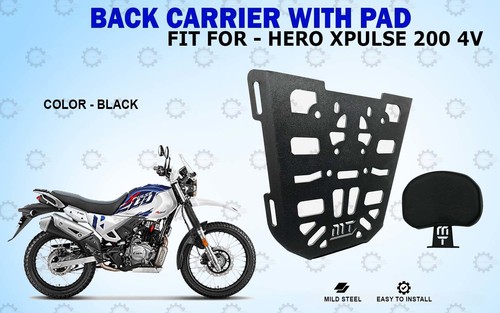 Fit For Hero X "pulse 200 4V Back Carrier Rack With Pad Black" | eBay