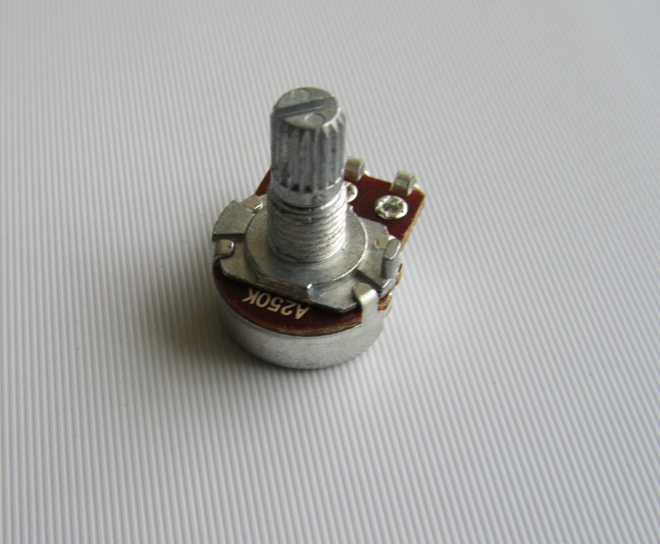 10x Audio 250K Electric Guitar Mini Pots Short Split Shaft ...
