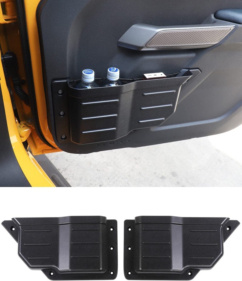 Front Door Pockets Storage Box Organizer Tray For Ford Bronco 2021 ...