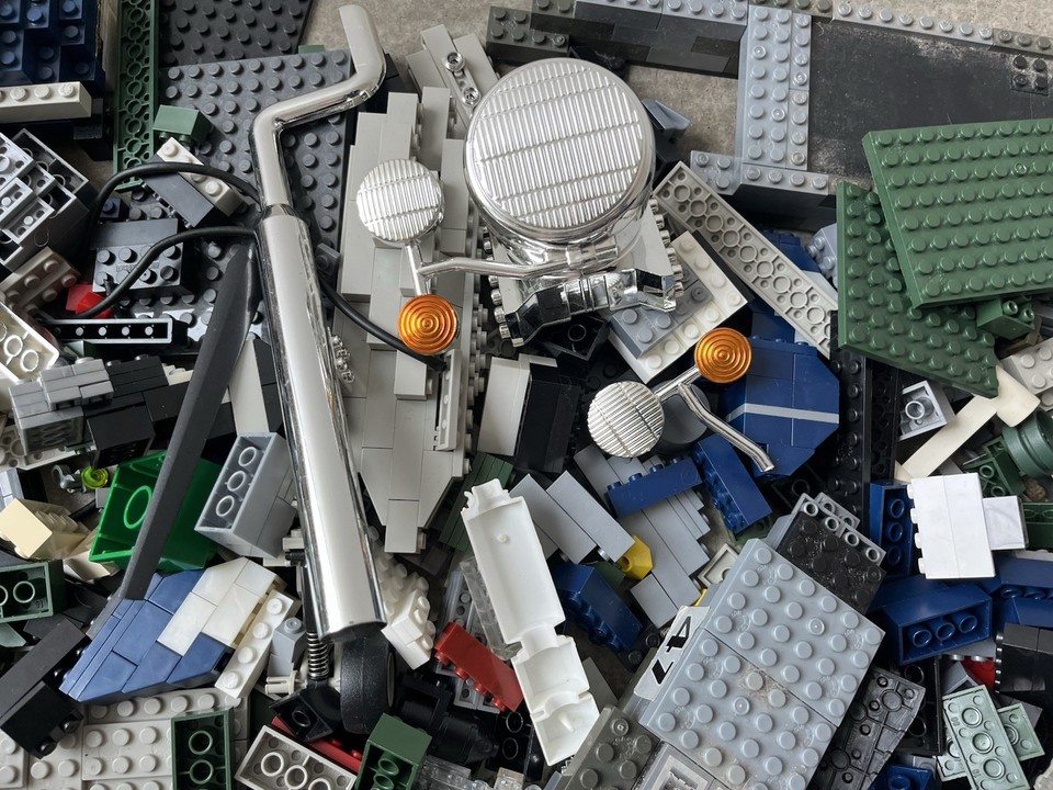 Mega Bloks 10lbs ProBuilder LOT #9772 P-51 Mustang Motorcycle Fighter ...