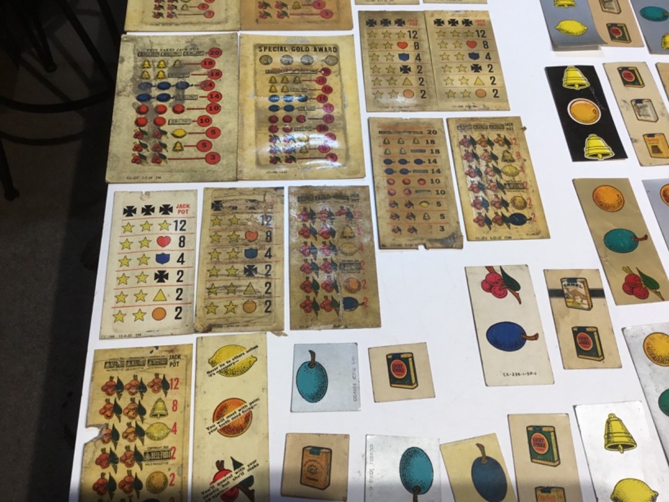 Slot Machine Awards cards and strip pieces. Mills, Pace used | eBay