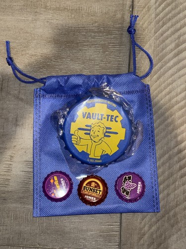 Fallout Jones Soda Vault-Tec Bottle Opener Magnet and Satchel - Costco ...