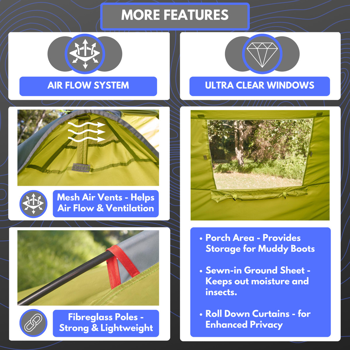 Eurohike Eurohike Sendero Family Tent Ultimate Outdoors, 09/06/2023