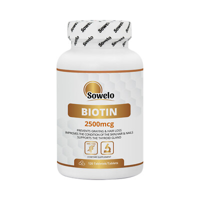 SOWELO BIOTIN VITAMIN B7 2500mcg TABLETS | eBay