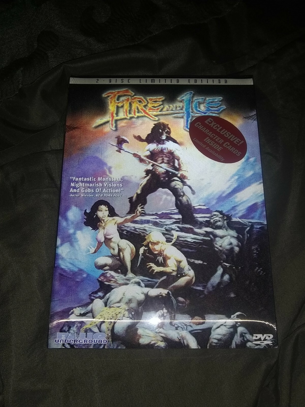 Fire and Ice 2 Disc Limited Edition DVD With Lenticular Dust Cover 126 ...