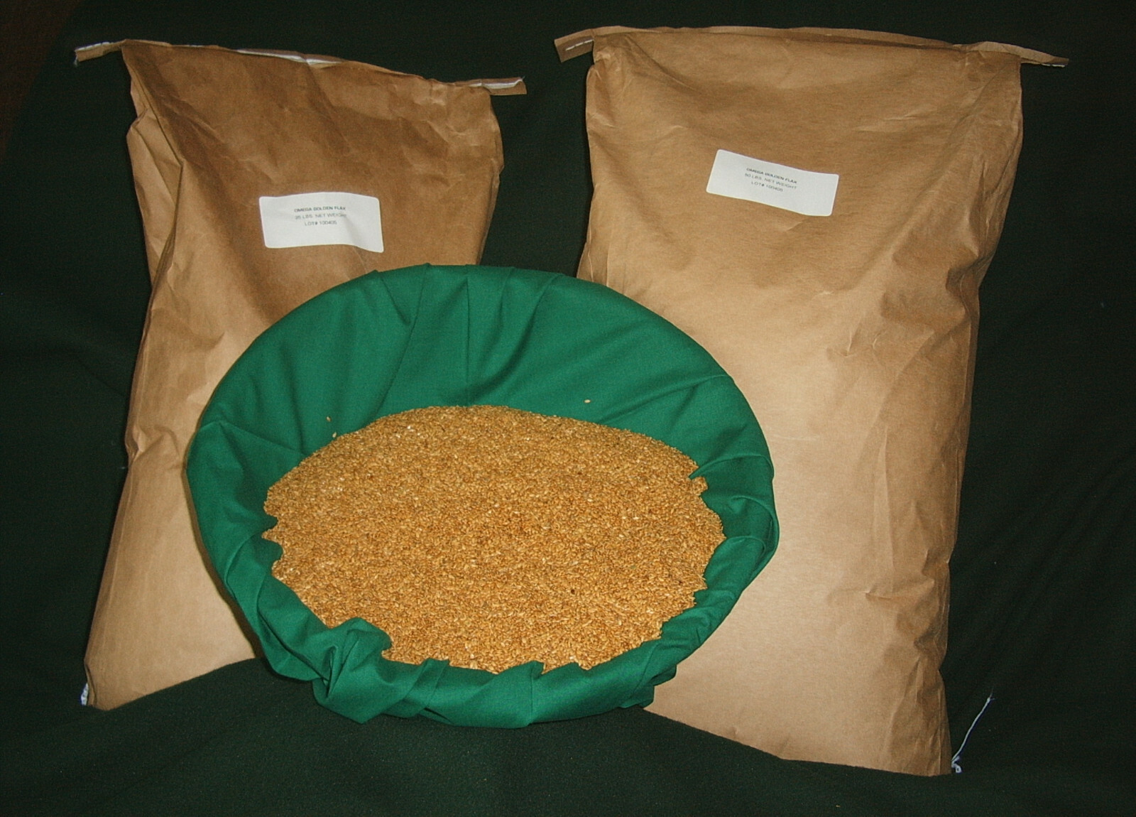 Purity Seeds Golden Omega Flax Seed for Crafts - 50 lb. (2-25 lb, bags ...