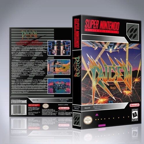 SNES Case - NO GAME - Raiden | eBay