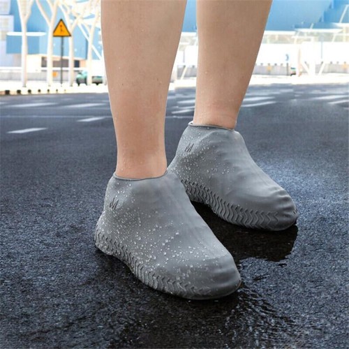 1Pair Unisex Silicone Non-Slip Waterproof Rain Boot Reusable Outdoor ...