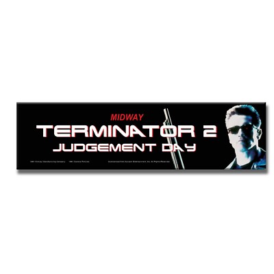 Terminator 2 Judgment Day Premium Arcade Marquee For Restoration ...