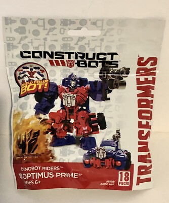 New! TRANSFORMERS Construct-Bots Dinobot Riders Autobots Optimus Prime | eBay