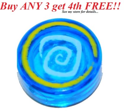 ☀️NEW LEGO NINJAGO - Tile, Round 1 x 1 with Ninjago Hypnobrai Pattern ...