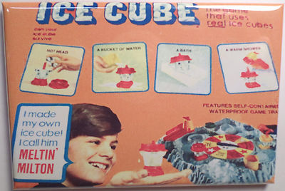 Ice Cube Board Game Box 2"x3" MAGNET Refrigerator Locker Retro | eBay