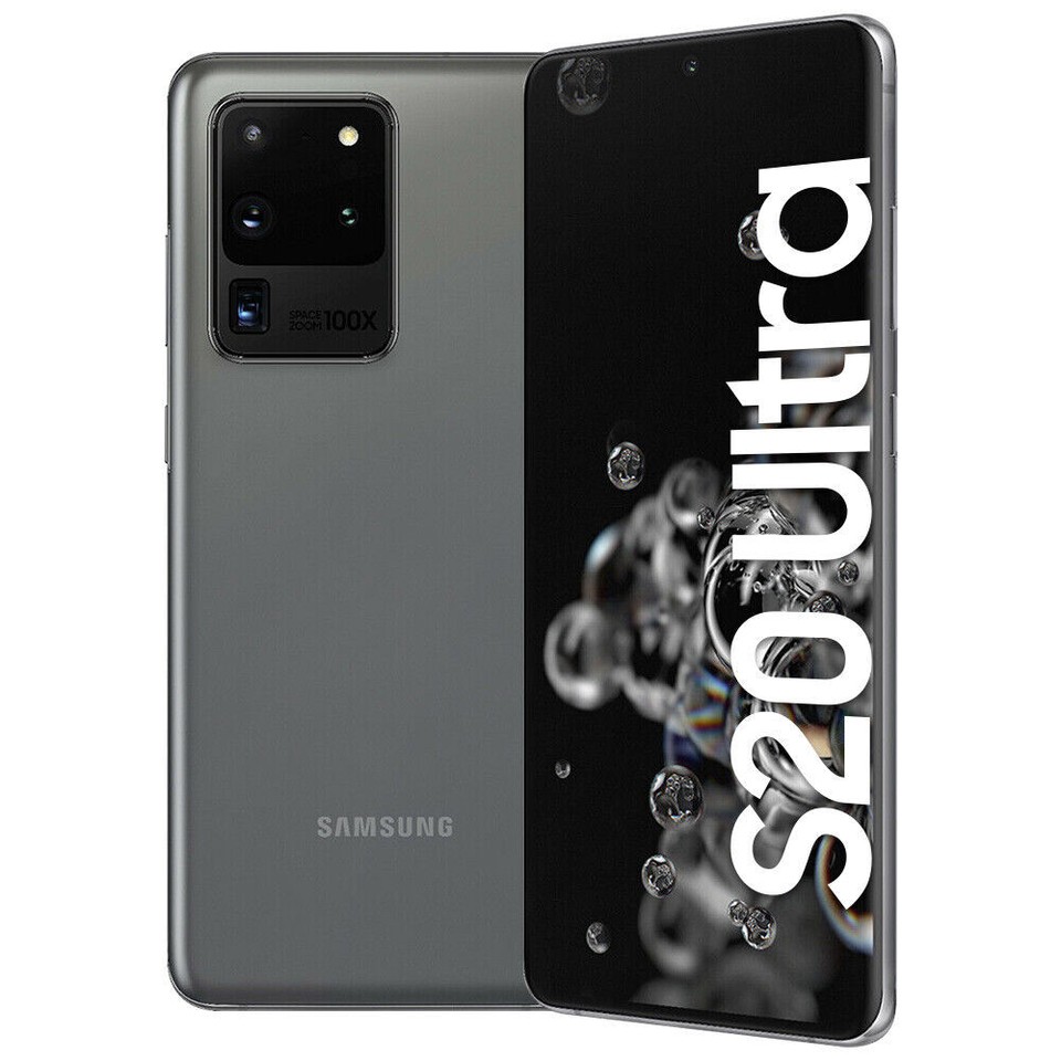 New Sealed Samsung Galaxy S20 Ultra 5G G988U 128GB Fully Unlocked 6.9 ...