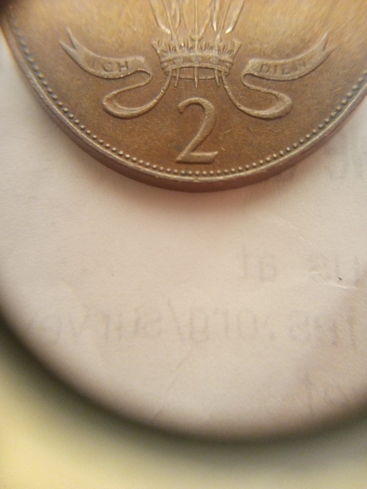 1971 NEW PENCE 2p British Elizabeth II Coin Extremely Rare (Great ...