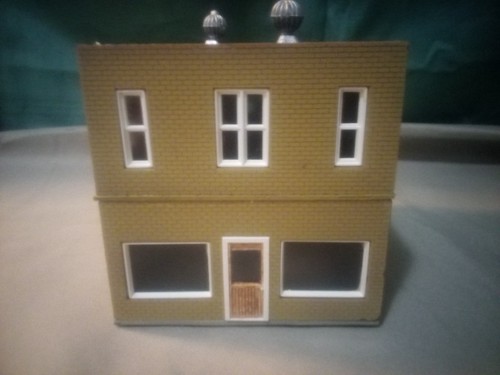 Ho Scale Walthers commercial two story brick building | eBay