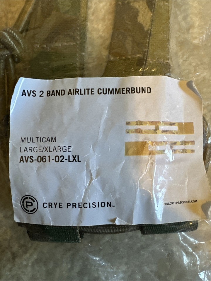 Crye Precision AVS 2 Band Airlite Cummerbund Large/Extra Large Multicam ...
