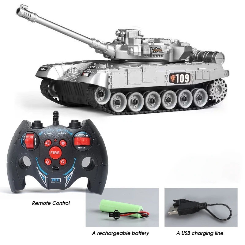 Remote Control Tank RC Military War Battle USA M1 Leopard 2 Electric ...