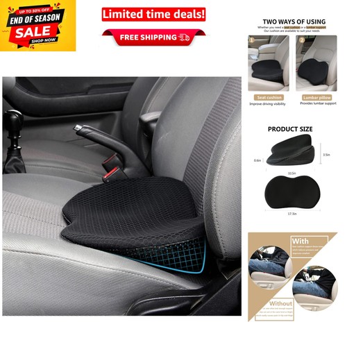 Car Seat Cushion - Memory Foam Car Seat Pad - Sciatica & Lower Back ...