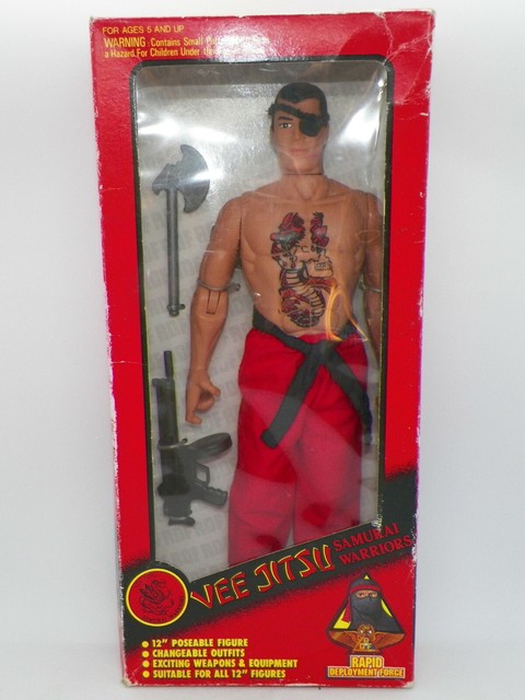 Vtg 1994 Rapid Deployment Force Action Type Vee Jitsu Samurai Warriors ...