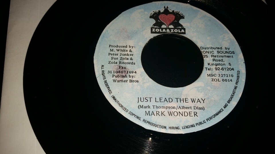 Mark Wonder ‎– Just Lead The Way 7" REGGAE Zola & Zola ‎VG | eBay