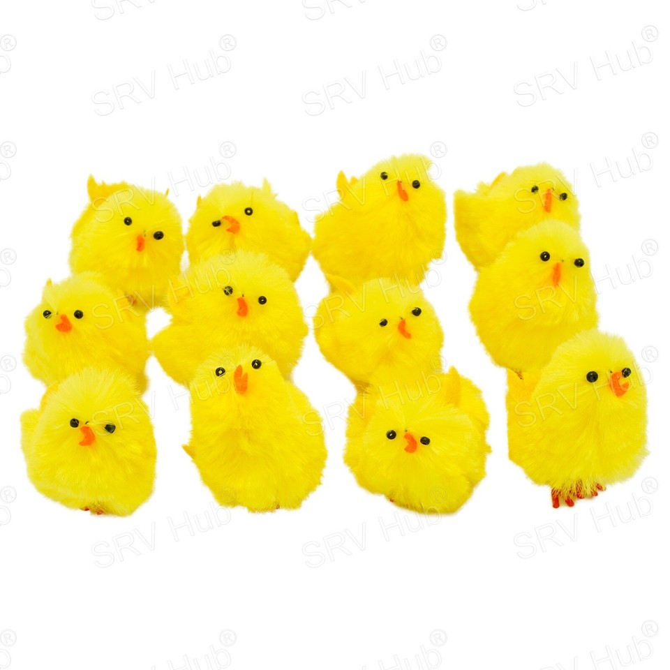 Multi Colored Chenille Chicks Goggles Chicks Light UP Chicks Easter ...