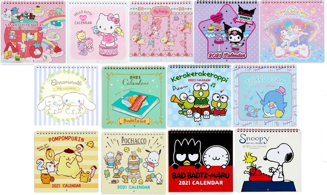 Sanrio Bad Batsmaru Wall Calendar M 2021 for sale online | eBay