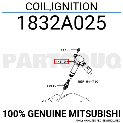 1832A025 Mitsubishi OEM Genuine Coil Ignition for sale online | eBay