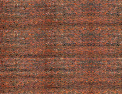 O Scale Brick Model Train Scenery Sheets –5 Seamless 8.5x11 Dark Calico ...