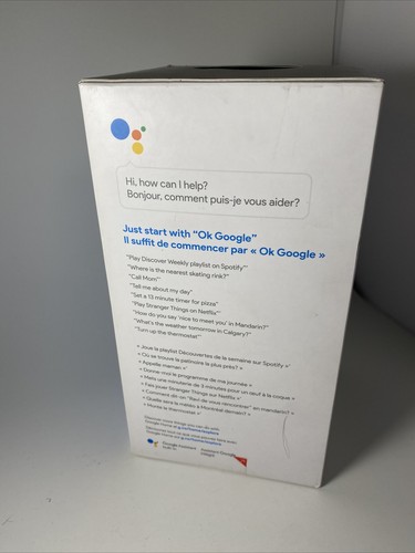 Google Home Smart Assistant - White Slate (Canada) for sale online | eBay